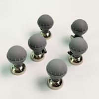 China 6 Pieces / 1 Box Grey Suction Ball Diameter 27mm Aperture 4.0mm REF ECG-FQX41 for sale