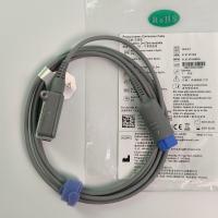 China REF SHEC3 Blood Oxygen Extension Cable 2M Blue Round Head Single Slot 7 Pin L 2.0 Meters for sale