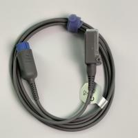 China REF SHEC3 Blood Oxygen Extension Cable 2M Blue Round Head Single Slot 7 Pin L 2.0 Meters for sale