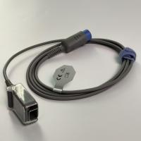 China REF SHEC3 Blood Oxygen Extension Cable 2M Blue Round Head Single Slot 7 Pin L 2.0 Meters for sale