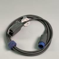 China REF SHEC3 Blood Oxygen Extension Cable 2M Blue Round Head Single Slot 7 Pin L 2.0 Meters for sale