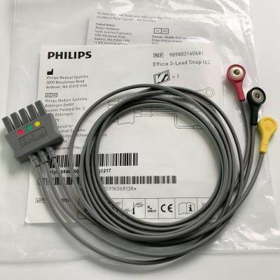 China PHILIP  Original CBL 3 Lead Wire Set Snap IEC ICU REF:989803160681 for sale