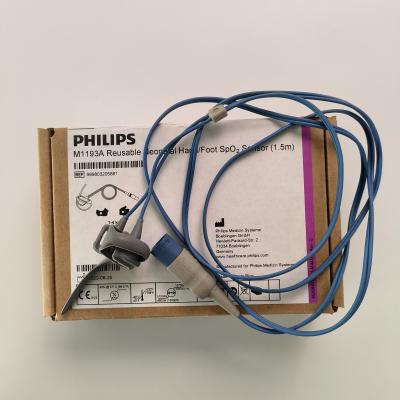China PHILIP Original M1193A Reusable Neonatal Hand / Foot SpO2 Sensor (1.5M) REF: 989803103241 for sale