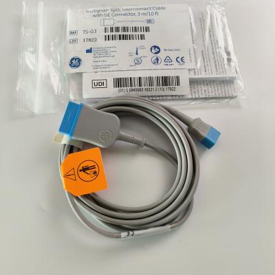 China GE Original Datex-Ohmeda TruSignal SpO2 Interconnect Cable 3m REF: TS-G3 for sale