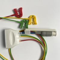 China Three Guide European Standard Clamp With Blood Oxygen Connector ECG 3-Lead Grabber REF:989803171911 for sale