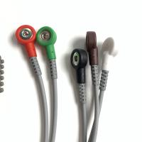 China IT20 ECG Telemetry Lead EDAN 5-Lead Snap AHA Reusable REF: EL05DASY1 for sale
