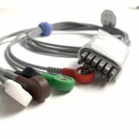 China IT20 ECG Telemetry Lead EDAN 5-Lead Snap AHA Reusable REF: EL05DASY1 for sale