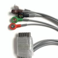 China IT20 ECG Telemetry Lead EDAN 5-Lead Snap AHA Reusable REF: EL05DASY1 for sale