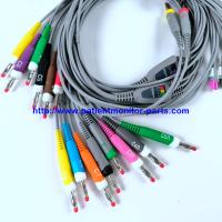 China EDAN ECG CABLE 18-Lead 4MM Banana IEC Reusable REF EL16DIB181 IPN 01.57.471394 for sale