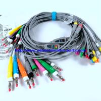 China EDAN ECG CABLE 18-Lead 4MM Banana IEC Reusable REF EL16DIB181 IPN 01.57.471394 for sale