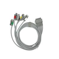 China GE  Ref:412681-003  Multi-Link ECG Leadwire Group Set ,5 -Lead ,Grabber ,IEC 74 CM /29 IN for sale
