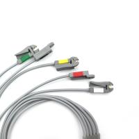China GE  Ref:412681-003  Multi-Link ECG Leadwire Group Set ,5 -Lead ,Grabber ,IEC 74 CM /29 IN for sale