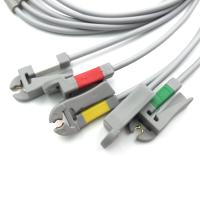 China GE  Ref:412681-003  Multi-Link ECG Leadwire Group Set ,5 -Lead ,Grabber ,IEC 74 CM /29 IN for sale