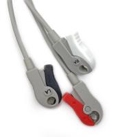 China 5831398 Leadwire And Trunk Cable ECG 3 Lead Cable Undetachable ,Grabber ,AHA ,4.7M/15 FT for sale