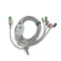 China 5831400 Leadwire And Trunk Cable ECG 5 Lead Cable Undetachable ,Grabber ,AHA ,4.7M/15 FT for sale