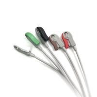 China 5831400 Leadwire And Trunk Cable ECG 5 Lead Cable Undetachable ,Grabber ,AHA ,4.7M/15 FT for sale