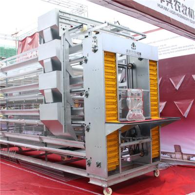 China 4 Tier Layer Chicken Cage 128 Bird Poultry Battery Cages Antirust for sale