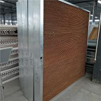 China Long Greenhouse Cooling Pads , Automatic Climate Control System Large Evaporation Area for sale