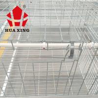 China A Type 3 Tiers Growing Broilers In Cages , Silver Color Broiler Farm Equipment for sale