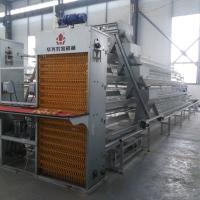 China Battery Power Layer Chicken Cage With Belt / Scraper Manure Removal System for sale