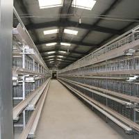China Galvanized Wrie Battery Cages For Laying Hens , Egg Chicken Cage Labor Saving for sale