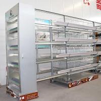 China High Laying Rate Layer Chicken Cage 195cm Long Less Disability 44 - 69kg Weight for sale
