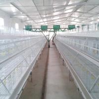 China Hot Dipped Broiler Chicken Cage System , Q235 Steel High Tech Poultry Cage for sale