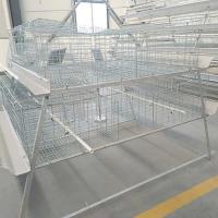 China Fireproof Steel Cage For Chicken , Indoor Broiler Farm Cage Poultry House for sale