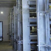 China Less Feed Wastage Indoor Chicken Cage , Auto Feeding Poultry Farm Cage for sale