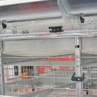 China Q235 Steel Wire Layer Chicken Cage Custom Design With Feeding / Drinking System for sale