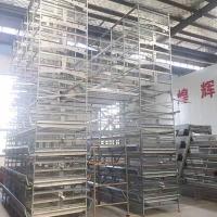 China 90 - 256 Birds Battery Cage System , Durable Enriched Cages For Laying Hens for sale