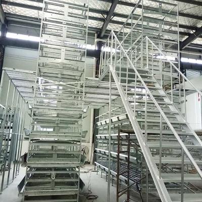 China 4 / 5 / 6 / 8 Tiers H Type Layer Layer Chicken Cage 120 * 60 * 70 Cm Size for sale