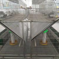 China 2400 * 2000 * 1500mm Farm Rabbit Cage Q235 Steel Wire / Plastic Material for sale