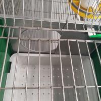 China Q235 Steel wire / Plastic Rabbit Cage , Battery Operating Luxury Rabbit Hutch for sale