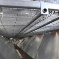 China Steel Wire Mesh Farm Rabbit Cage Hot Dipped Galvanized Surface 12 Mums Capacity for sale