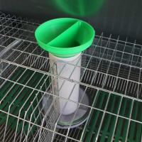 China Wire Floor Custom Rabbit Cage , Large Commercial Rabbit Breeding Cages for sale