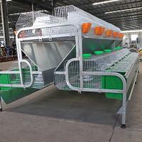 China 2400 * 2000 * 1500mm Farm Rabbit Cage Q235 Steel Wire / Plastic Material for sale