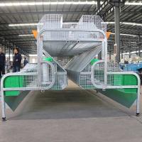 China Indoor Female Rabbit Cage , Automatic Control Rabbit Hutch For 2 Rabbits for sale