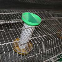 China Automatic Galvanized Rabbit Cages , Female Rabbit 24 Cells Modern Rabbit Cage for sale