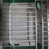 China Low death Rate Double Tier Rabbit Cage , Up Tier 50 - 80 Babies Rabbits In Cages for sale