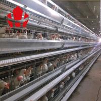 China Cage Manufacturer 90 - 160 Birds Hot Galvanized Laying Hen Farming Equipments Layer Chicken Cage for sale