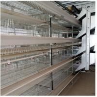 China H Type 128 Birds 4 Layer Battery Cage Poultry Farming Equipment for sale