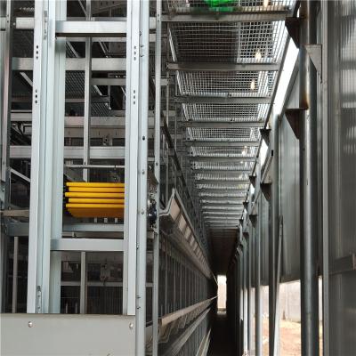 China Poultry 6 Tiers H Type Layer Bird Cage 192 Birds / Set corrosion resistance for sale