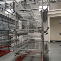 China Galvanized Wrie Laying Hen Cages 160 Birds/Set Egg Collecting for sale