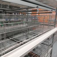 China Layer Poultry Farm Equipments U Shape Frame 3 Tier Battery Chicken Cage System For Laying Egg Farms for sale