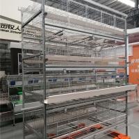 China Layer Poultry Farm Equipments U Shape Frame 3 Tier Battery Chicken Cage System For Laying Egg Farms for sale