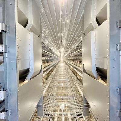 China 4-8 Tier Layer Egg Cages Chicken Battery Poultry Farm for sale