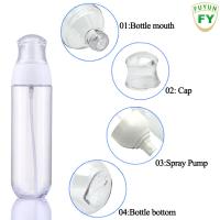 China PETG Plastic Pump Bottles Transparent For Beauty Packaging for sale