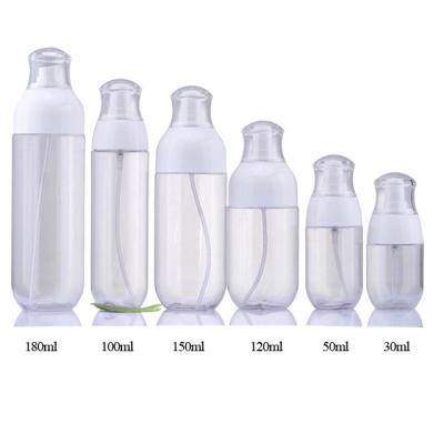 China PETG Plastic Pump Bottles Transparent For Beauty Packaging for sale