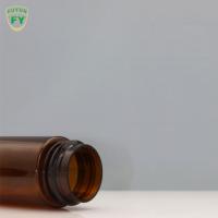 China 200ml Foam Pump Bottle Amber Painting Color With Black Foam Pump for sale